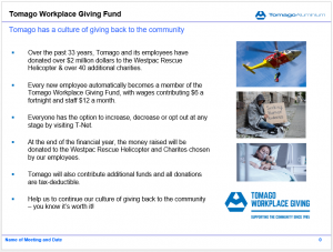 Tomago’s Opt Out system which helps them build their membership levels ...